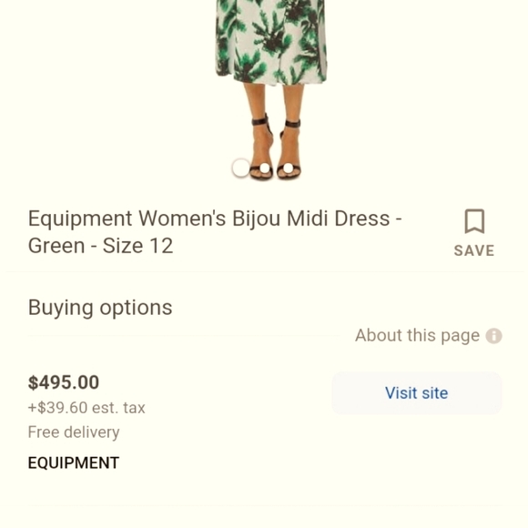 Equipment | Dresses | Equipment Bijou Midi Dress | Poshmark